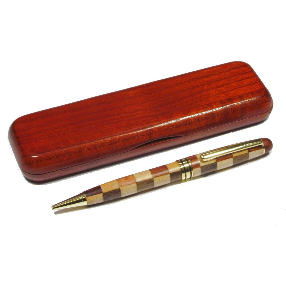 Multi Wood Ballpoint Pen and Box - Hillwood