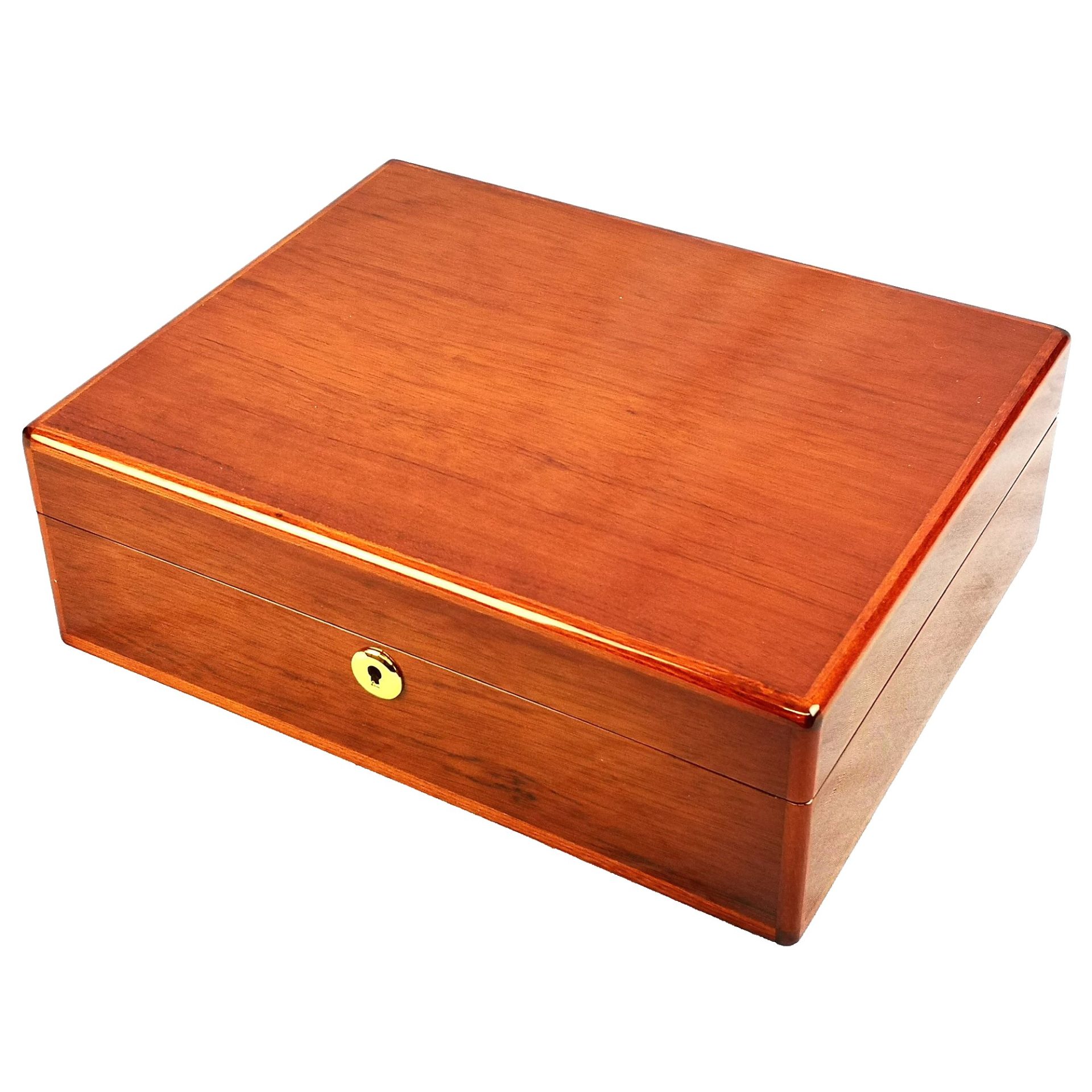 Rosewood 40 Cufflink Box with Lock - Hillwood